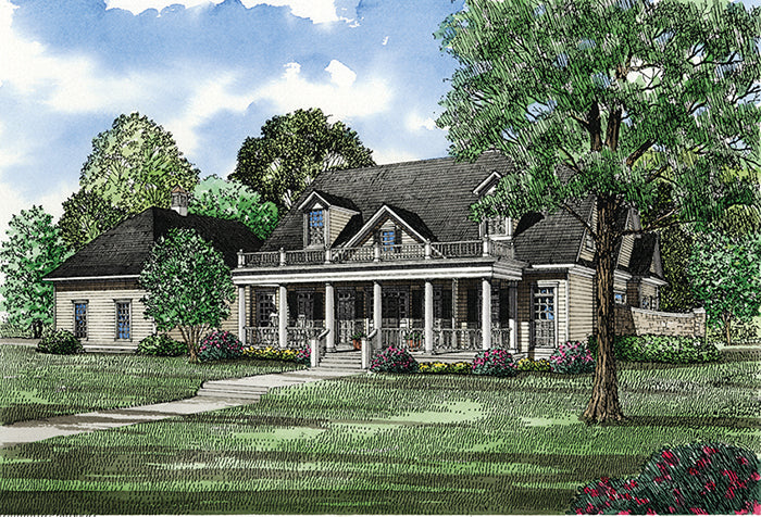 House Plan 143 Olive Street, Country Home House Plan – Nelson Design Group